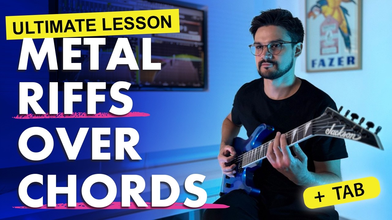 How to Write a Riff Metal Over Chords - YouTube