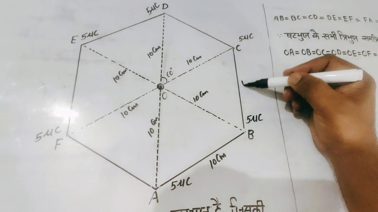 Electric Potential at the Center of Hexagon - YouTube