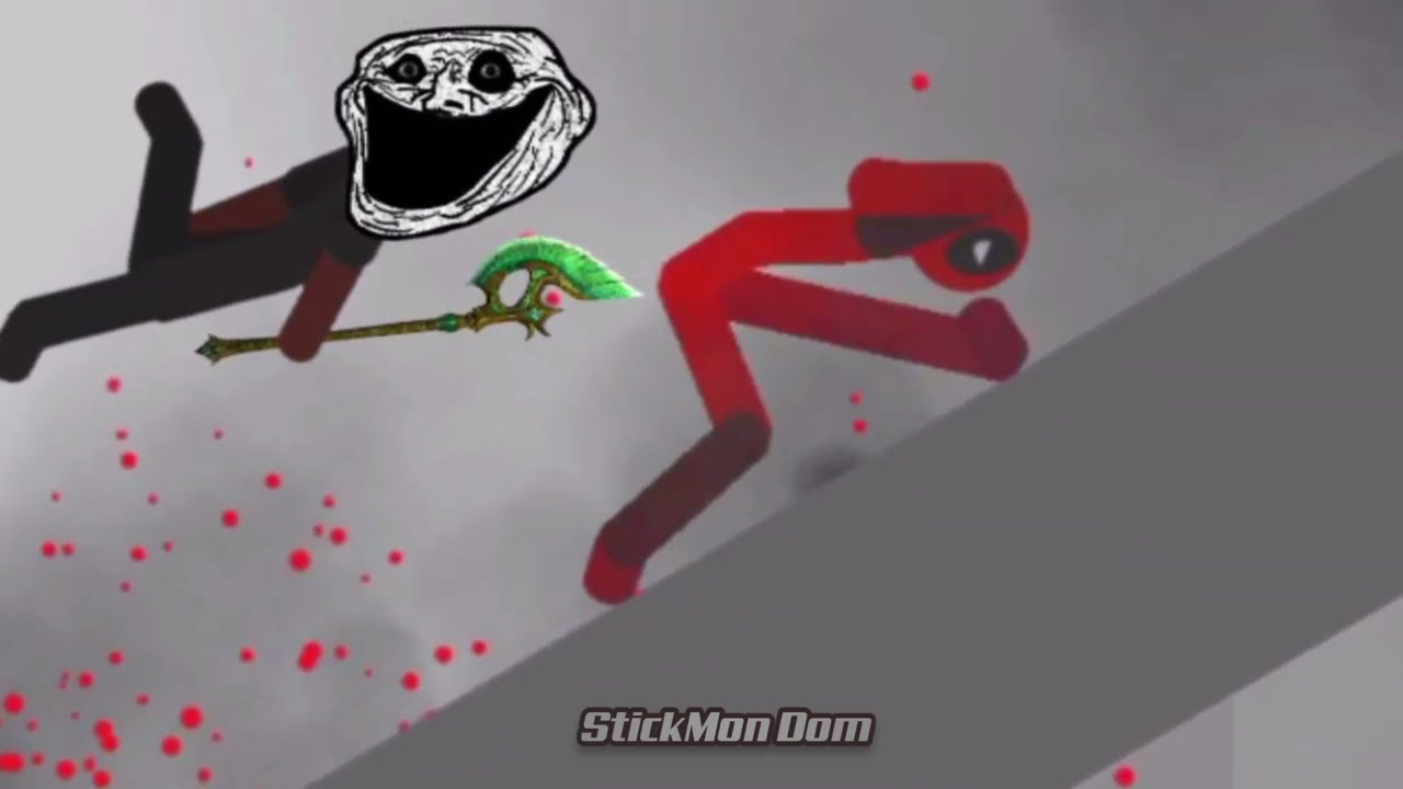 Epic Falls | Troll Face x Stickman Dismounting | Funny Moments ...
