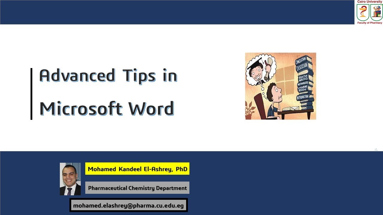 Advanced Tips in Microsoft Word (Writing Thesis & Articles) شرح مفصل ...