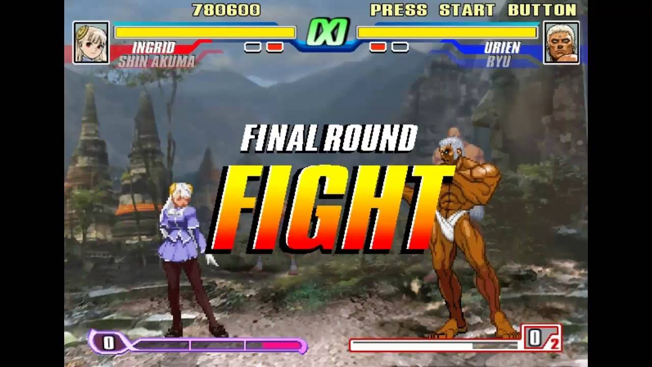 Capcom Fighting Evolution - Ingrid & Shin Akuma - YouTube