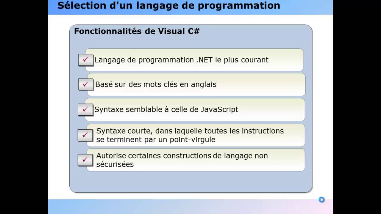Formation ASP.NET : PARTIE_2_1 - YouTube