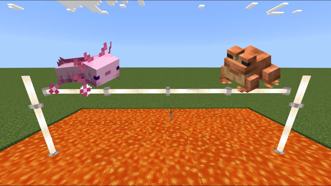 who will fall first? | axolotl vs frog - YouTube