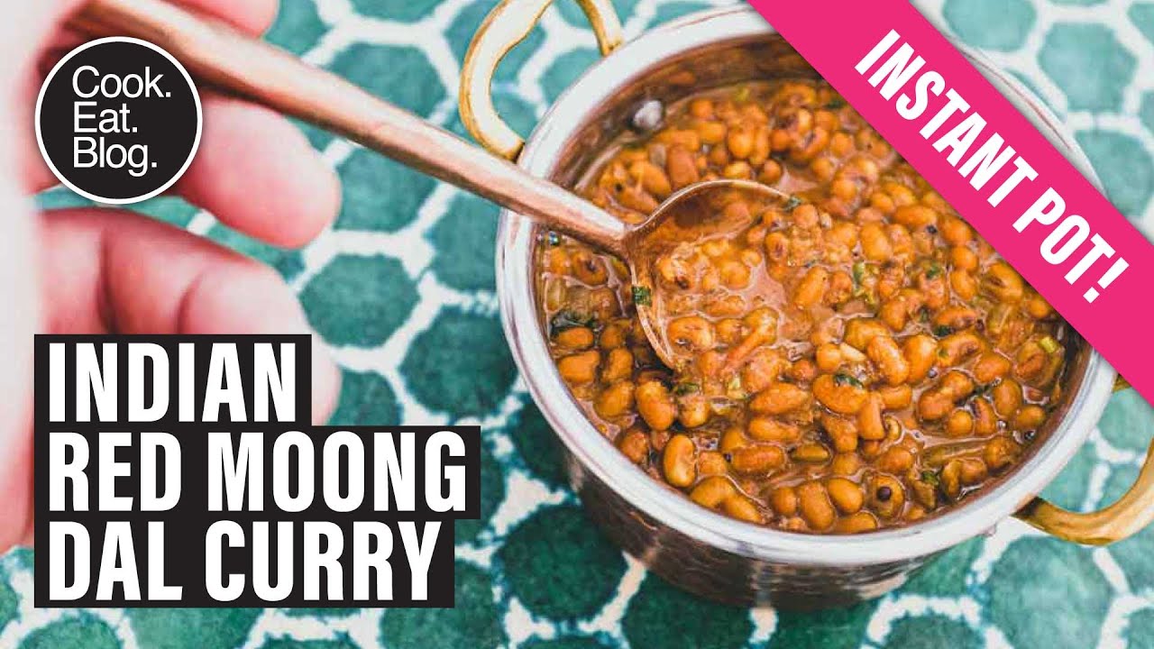 How to make an Indian Red Moong Dal Curry featuring delicious adzuki ...