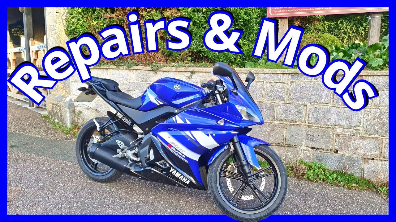 Repairs and Mods on My Yamaha YZF R125 - YouTube