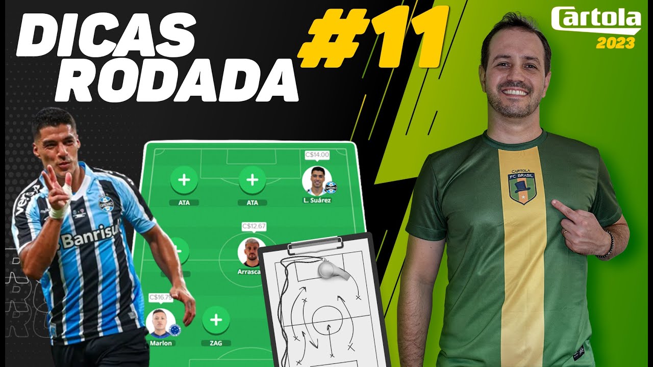 RODADA COM CARA DE +100 PONTOS! Dicas da 11ª Rodada do Cartola FC 2023 ...
