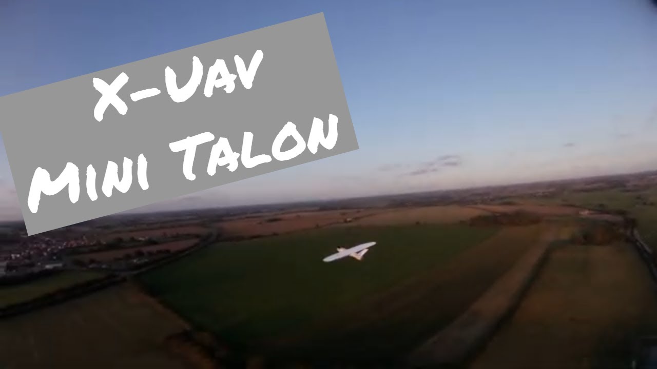 Budget long range build, X-uav Mini Talon (build and maiden) - YouTube