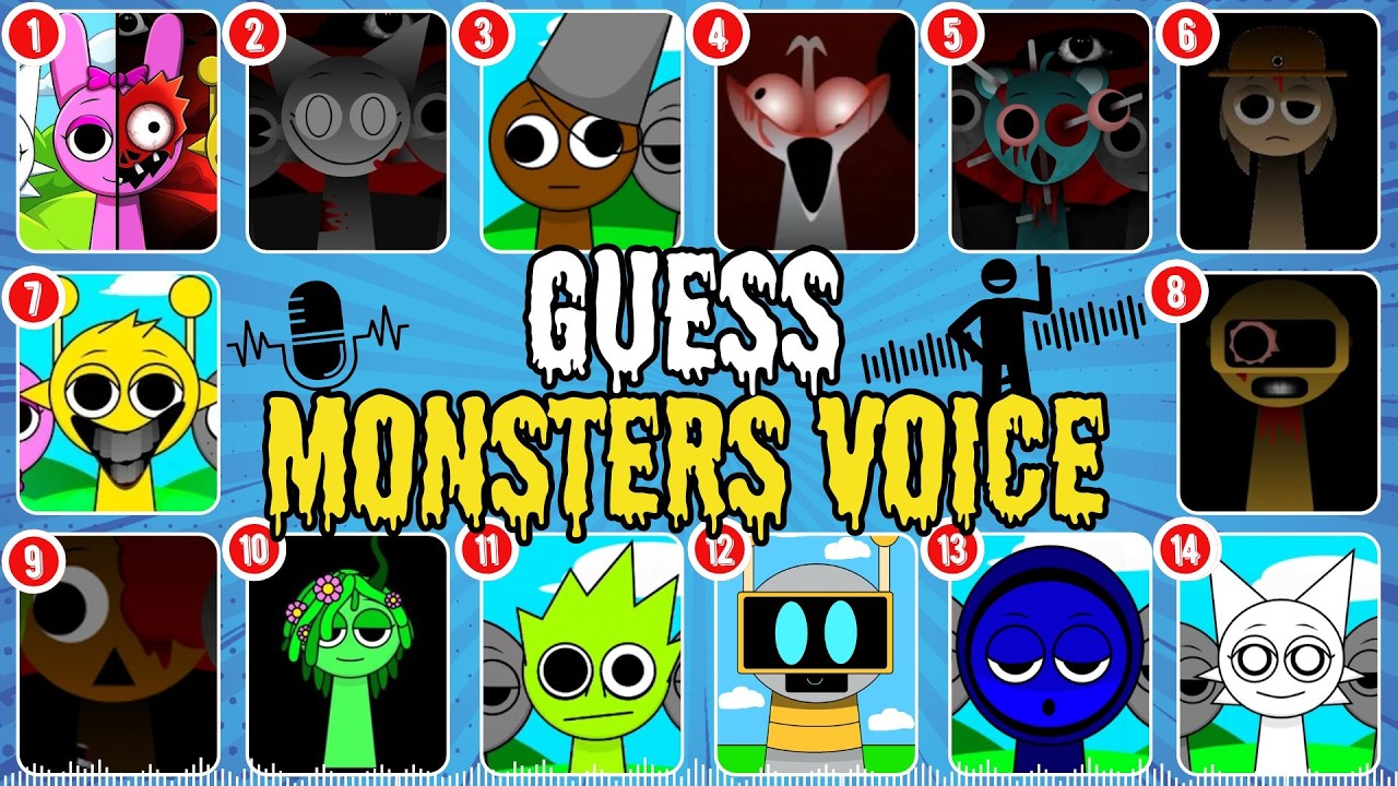 Guess the Sprunki Characters by Voice! Incredibox Sprunki Quiz | Simon ...