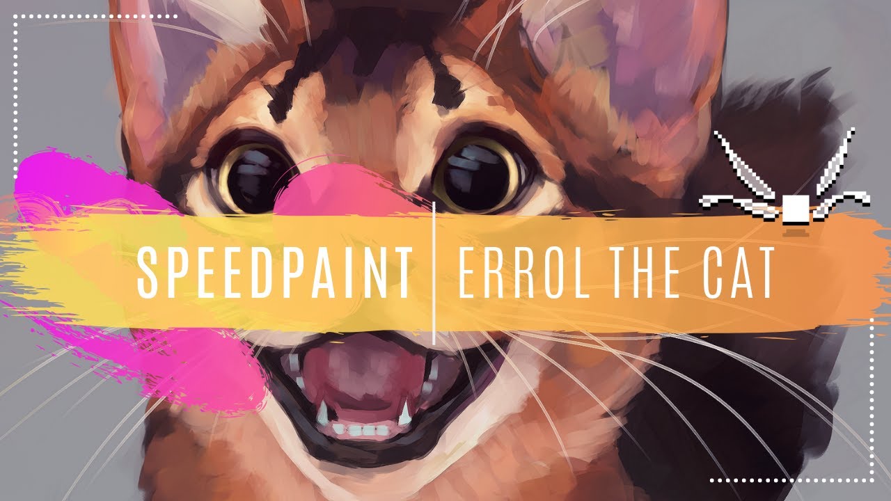 Hello World - Errol the Cat Speedpaint - YouTube
