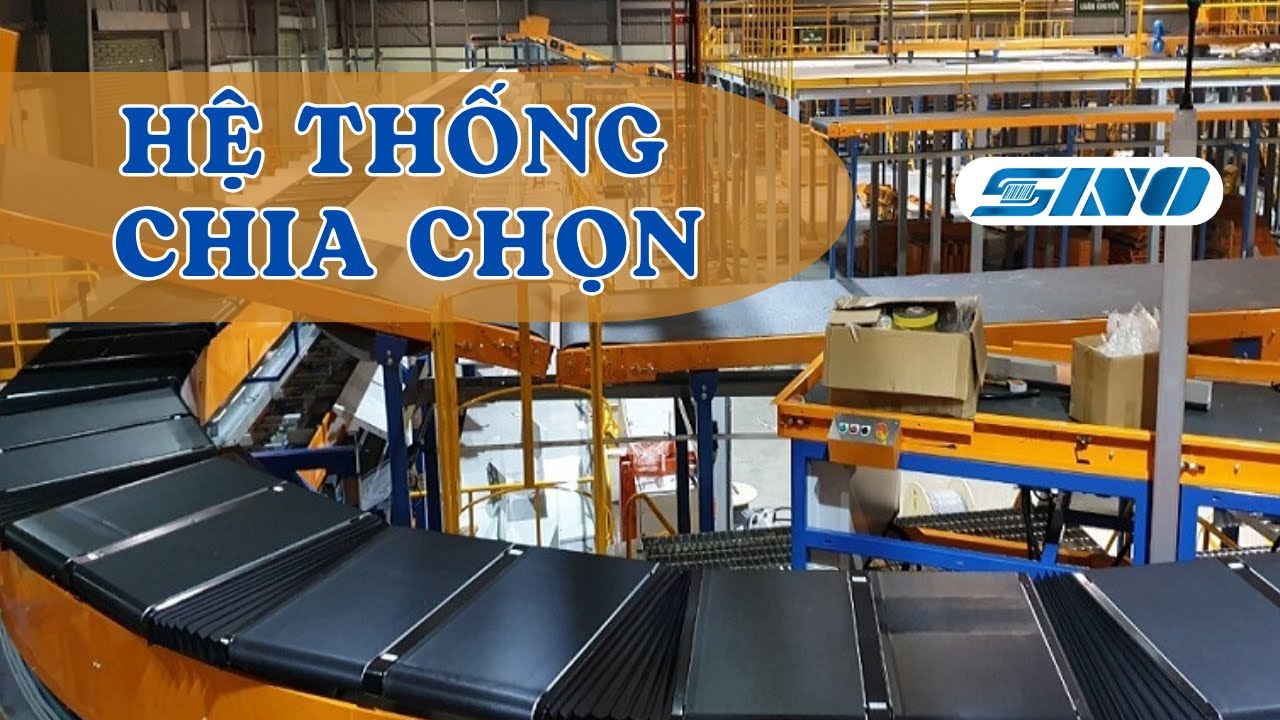 Hệ thống chia chọn cho công ty logistic | sinoautoid.com.vn - YouTube