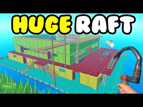 BUILDING THE LARGEST SHIP IN CREATIVE!! (Raft Gameplay) - YouTube