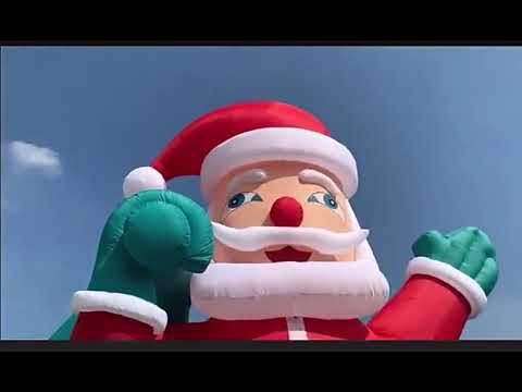 GIANT 26FT INFLATABLE SANTA WITH BLOWER FOR CHRISTMAS YARD DECORATION ...