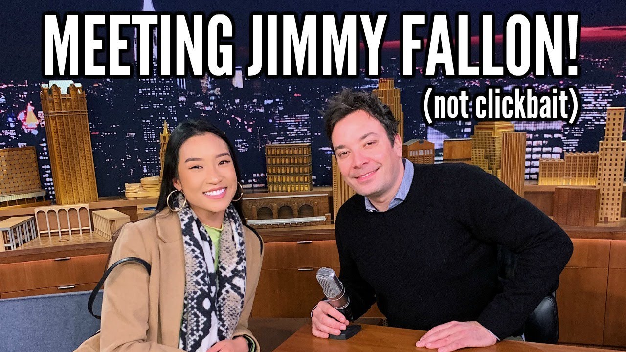 MEETING JIMMY FALLON! (not clickbait) | NYC Travel Vlog (Part 2) - YouTube