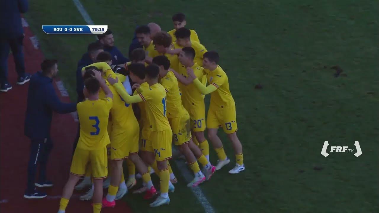 Meci amical: România U18 - Slovacia U18 1-0 (16.11.2024) - YouTube