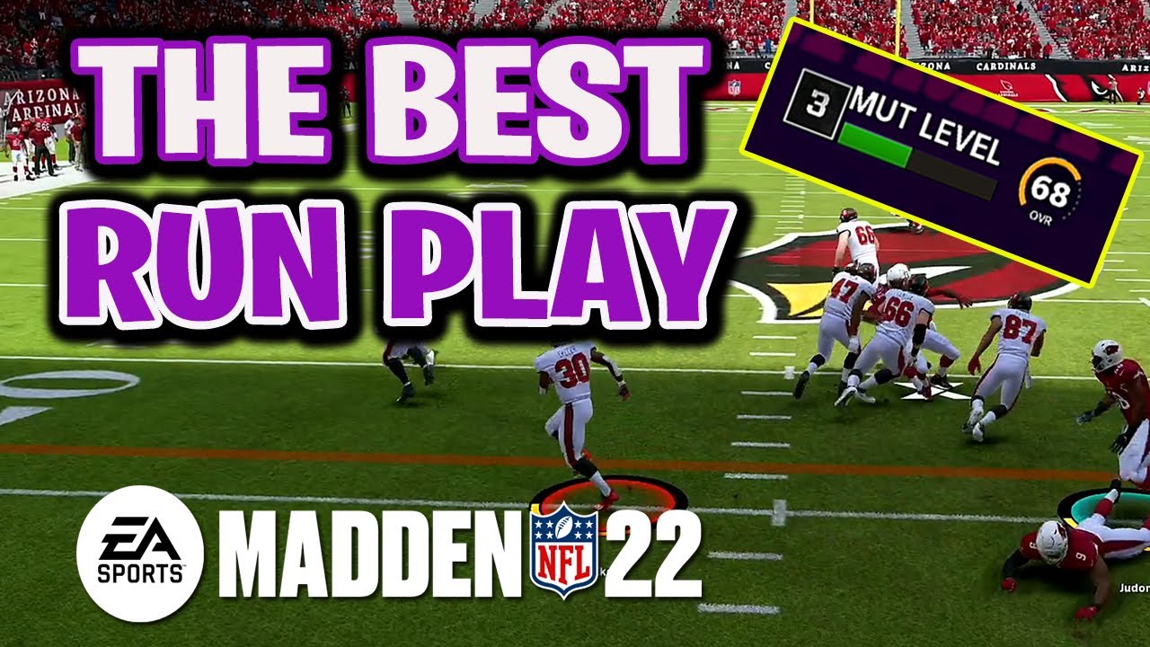 USING THE BEST RUN PLAY IN MADDEN 22 WITH A 68 OVR! TIPS - YouTube