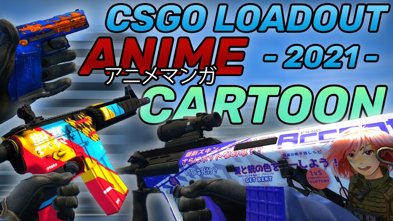 CSGO ANIME / CARTOON LOADOUT WITH PRICES - 2021 - YouTube