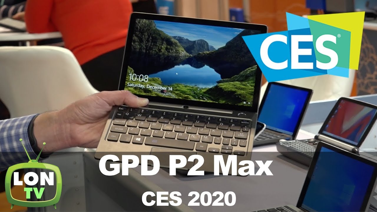 GPD P2 Max Handheld PC With Intel Core M3 Processor and 2K Screen - YouTube