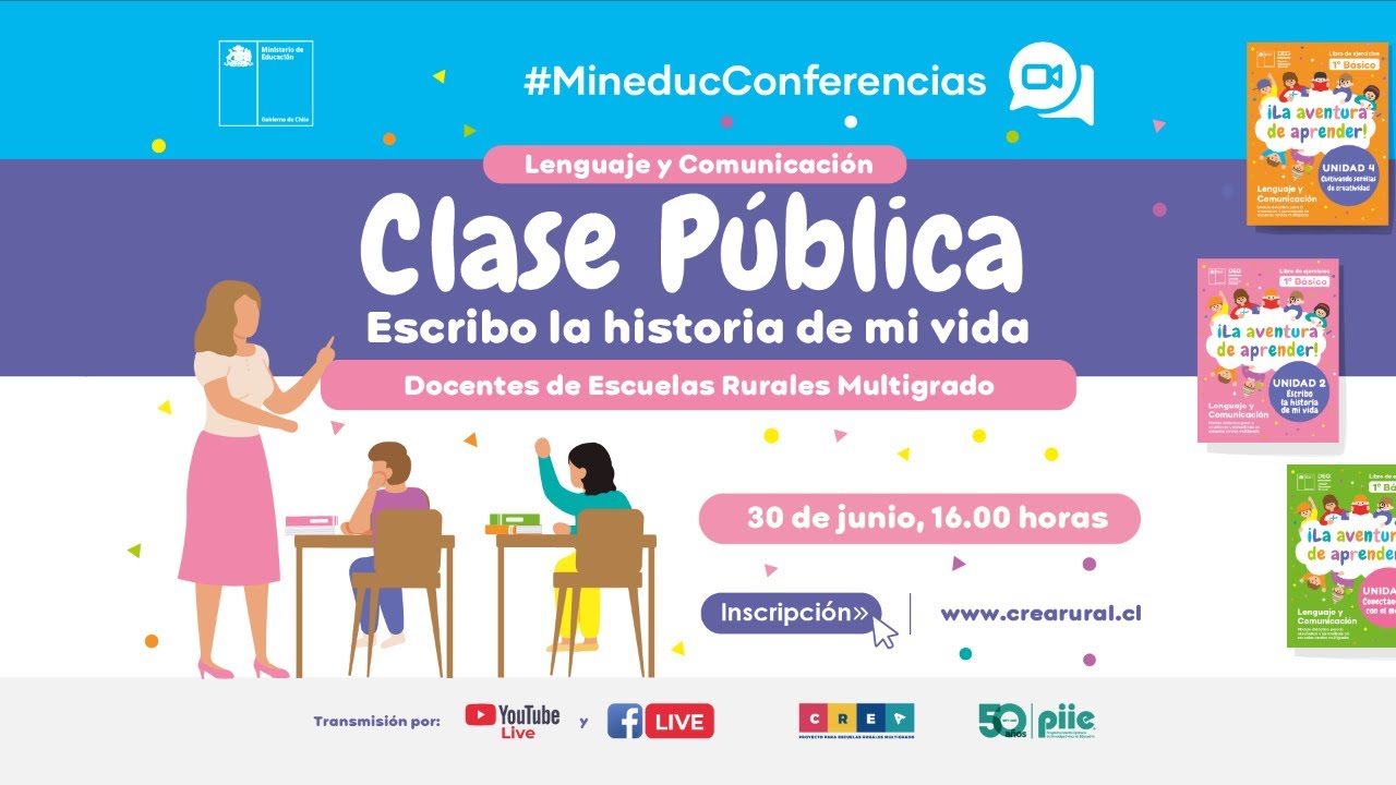 EN VIVO | Clase Pública desde una Escuela Rural Multigrado - YouTube