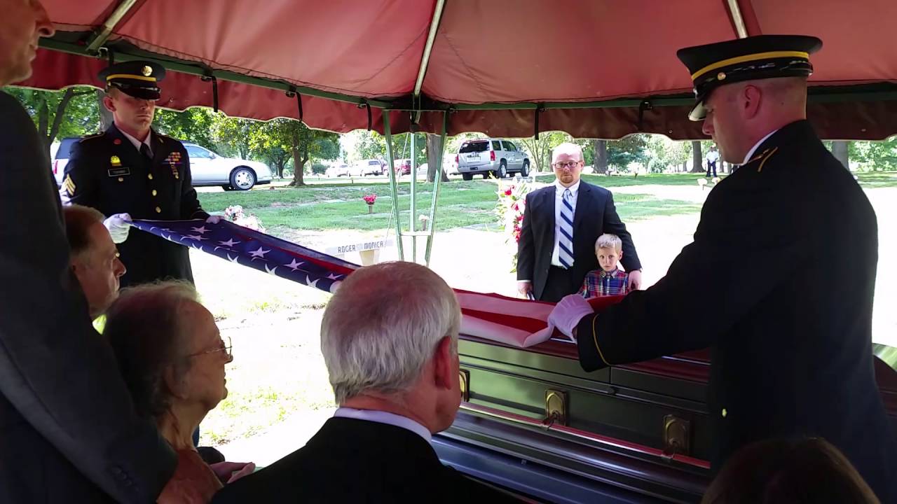 Daniel Paul Rice Military Funeral Honors - YouTube