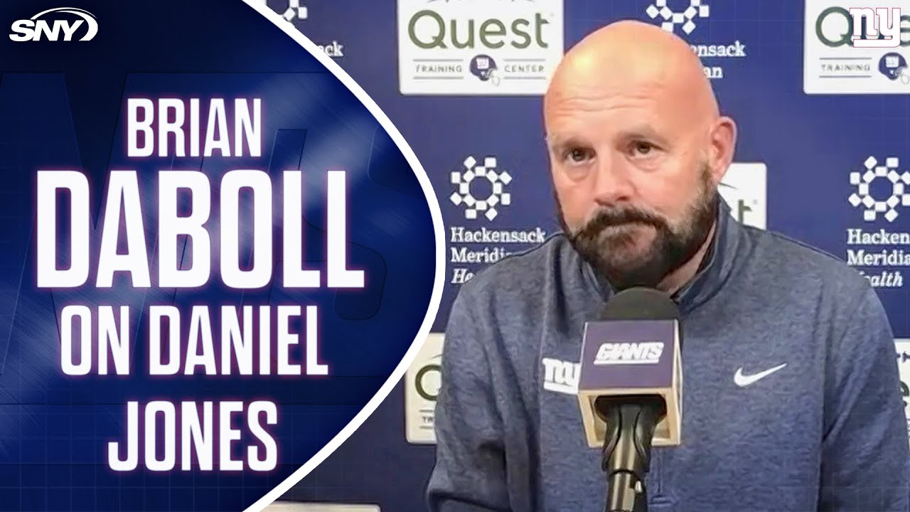 Brian Daboll noncommittal on Daniel Jones as Giants starting ...