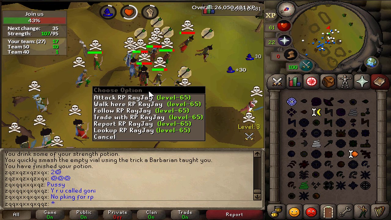 [OSRS] Outburst Ban Rampage From The Wilderness - YouTube