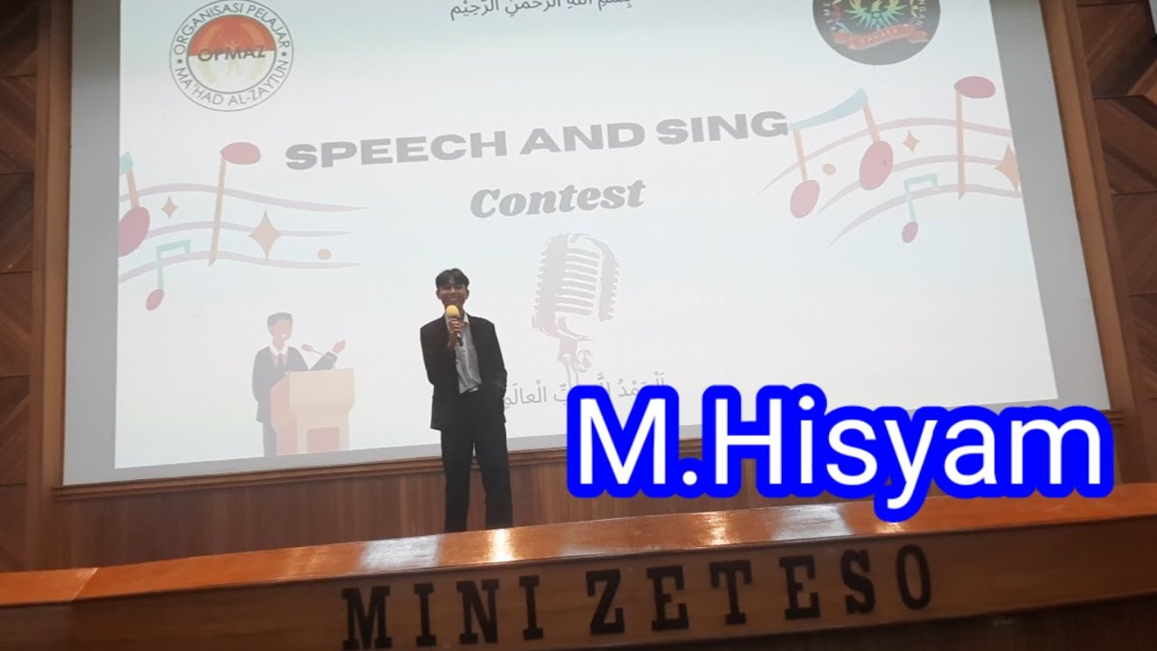 ENGLISH SPEECH FROM 10 GRADE STUDENT ||| M. HISYAM - YouTube