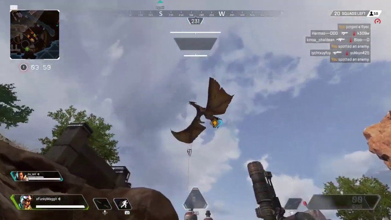 Is this new? Apex Legends Flying Bird Thing - YouTube