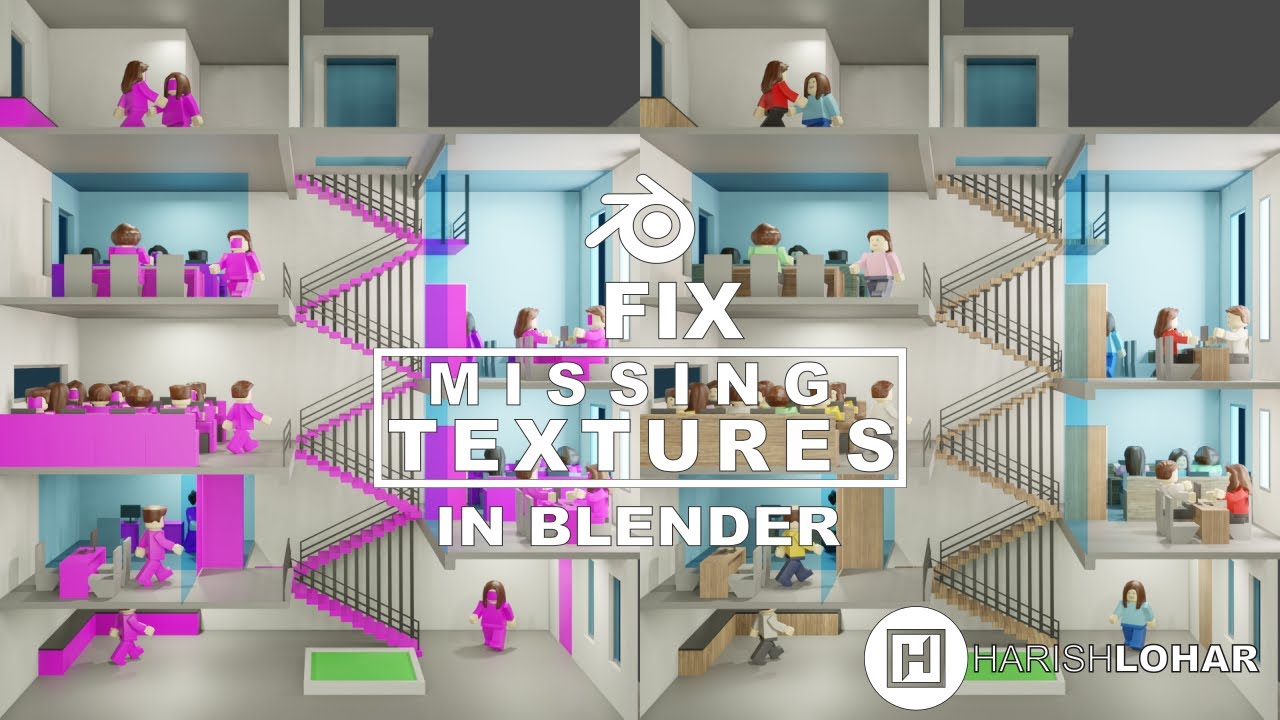 Blender Tutorial - Fix Missing Textures - YouTube