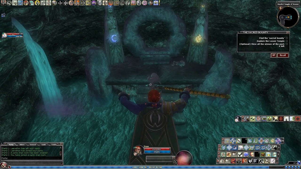 DDO Level Three Quests - The Sacred Bounty (The Lost Gatekeepers) - YouTube