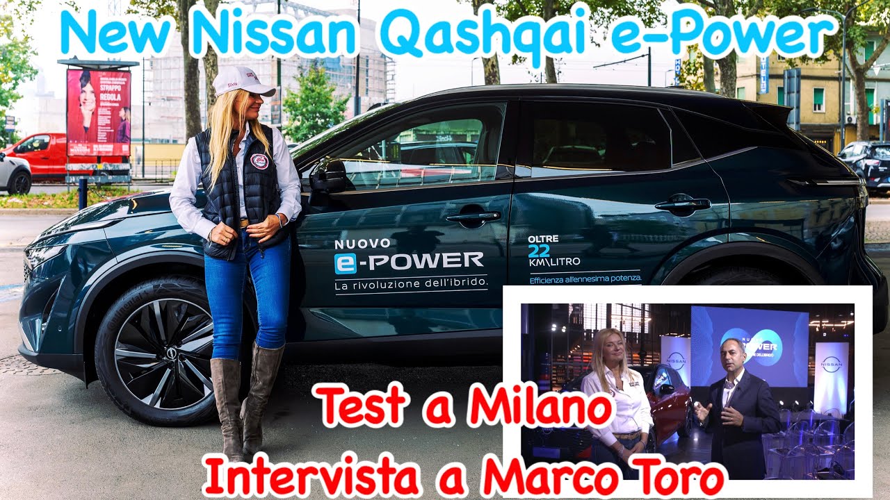Prova a Milano del nuovo Nissan Qashqai e-POWER + intervista a Marco ...
