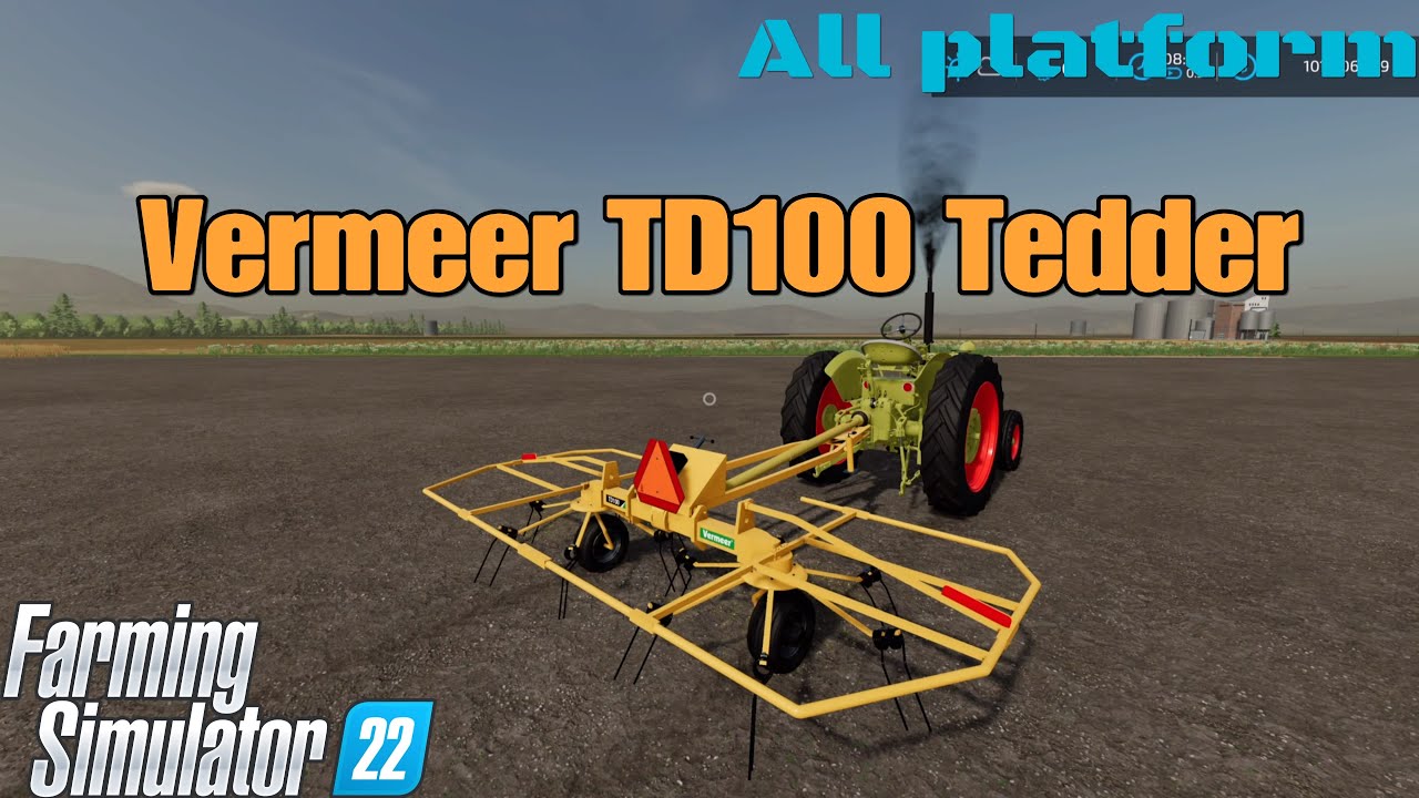 Vermeer TD100 Tedder / Mod for all platforms on FS22 - YouTube
