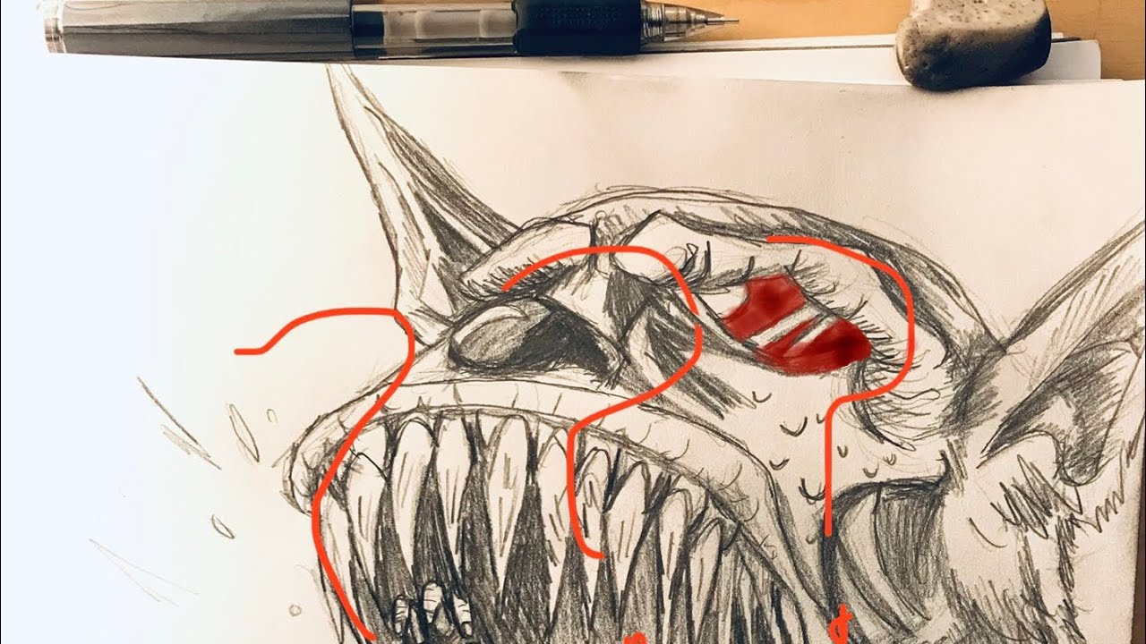 Drawing A Man, Bat, Creature, Thing... - YouTube
