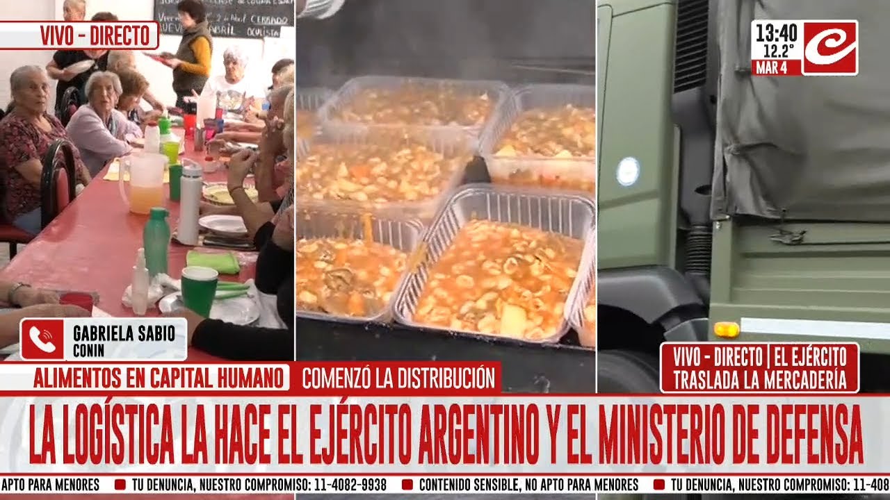 Entrega de alimentos: habla referente de Conin, la ONG que realizará la ...