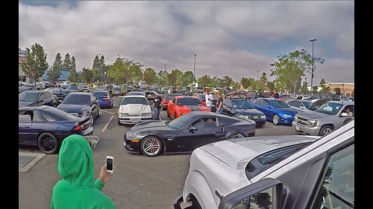 Huge Car meet in Oakland! - hosted by Street Actions Car Club - YouTube