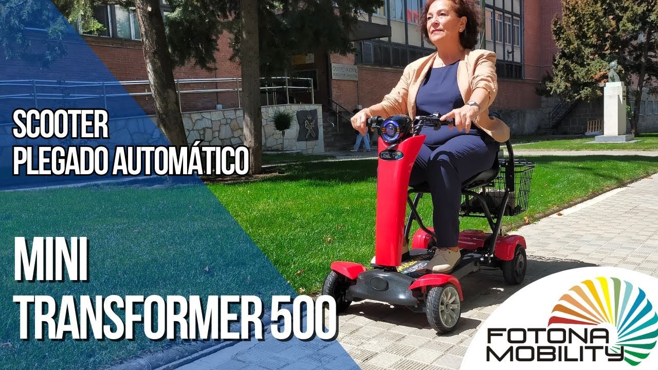 ⭐️ MINI TRANSFORMER | Scooter Movilidad Auto-plegado con mando a ...