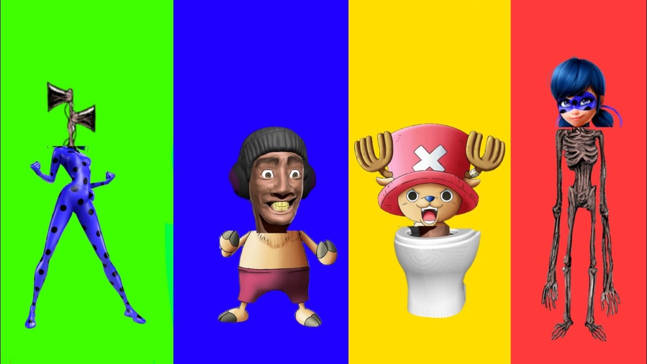 Wrong heads Skibidi toilet 🆚️ Chopper One piece 🆚️ Siren Head 🆚️ ...