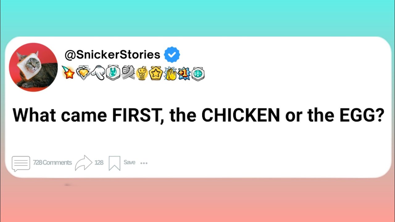 What came first, the chicken or the egg? - YouTube