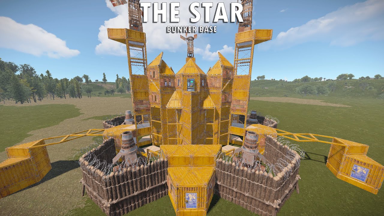 THE STAR | THE BEST RUST EGG BUNKER BASE - YouTube