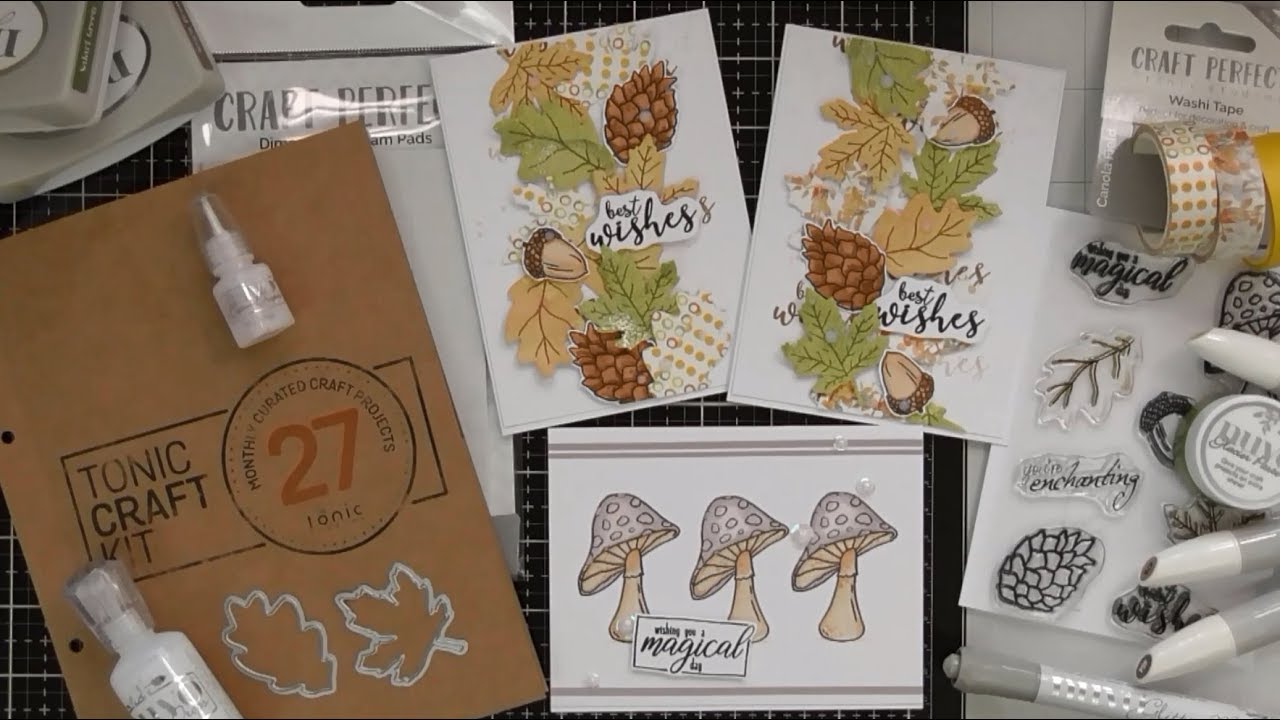 Cascading Leaves with Tonic Craft Kit #27 :D - YouTube