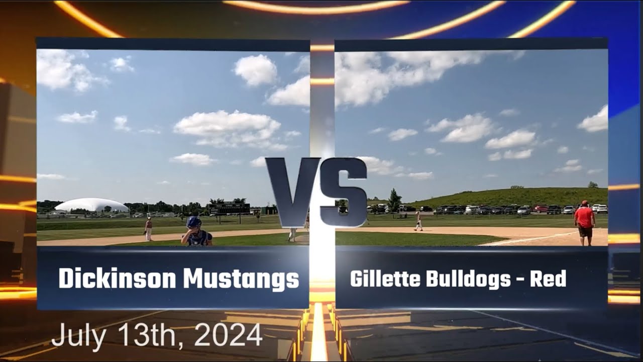 Dickinson Mustangs vs. Gillette Bulldogs Red – Sweltering Game 3 at Ben ...