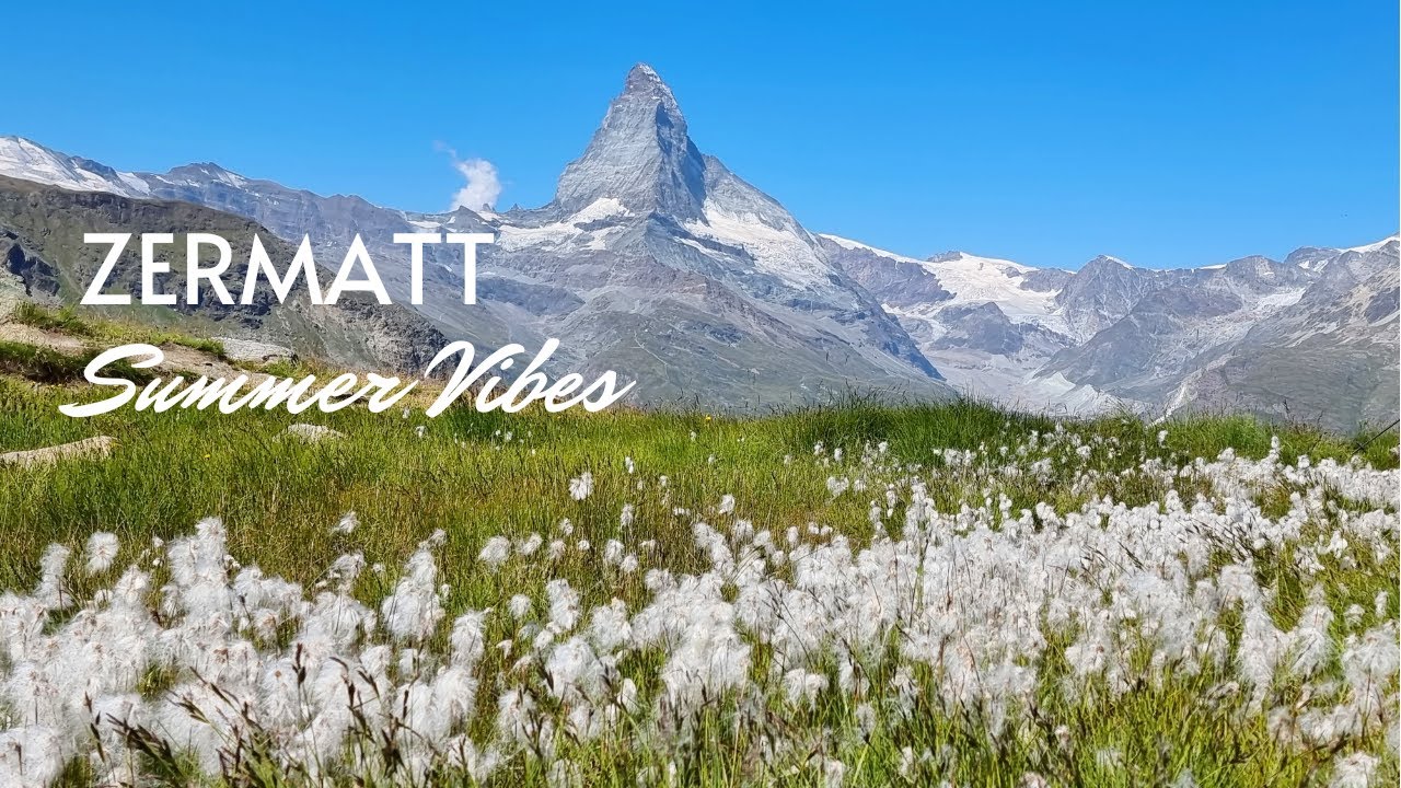 Escape to Summer Bliss: A Perfect Day in Zermatt Switzerland - YouTube
