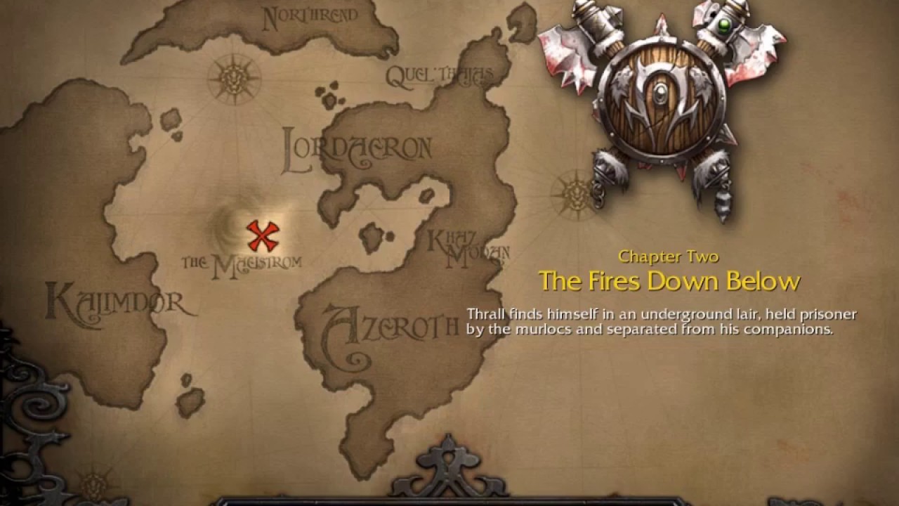 Warcraft 3: Exodus of the Horde 02 - The Fires Down Below - YouTube