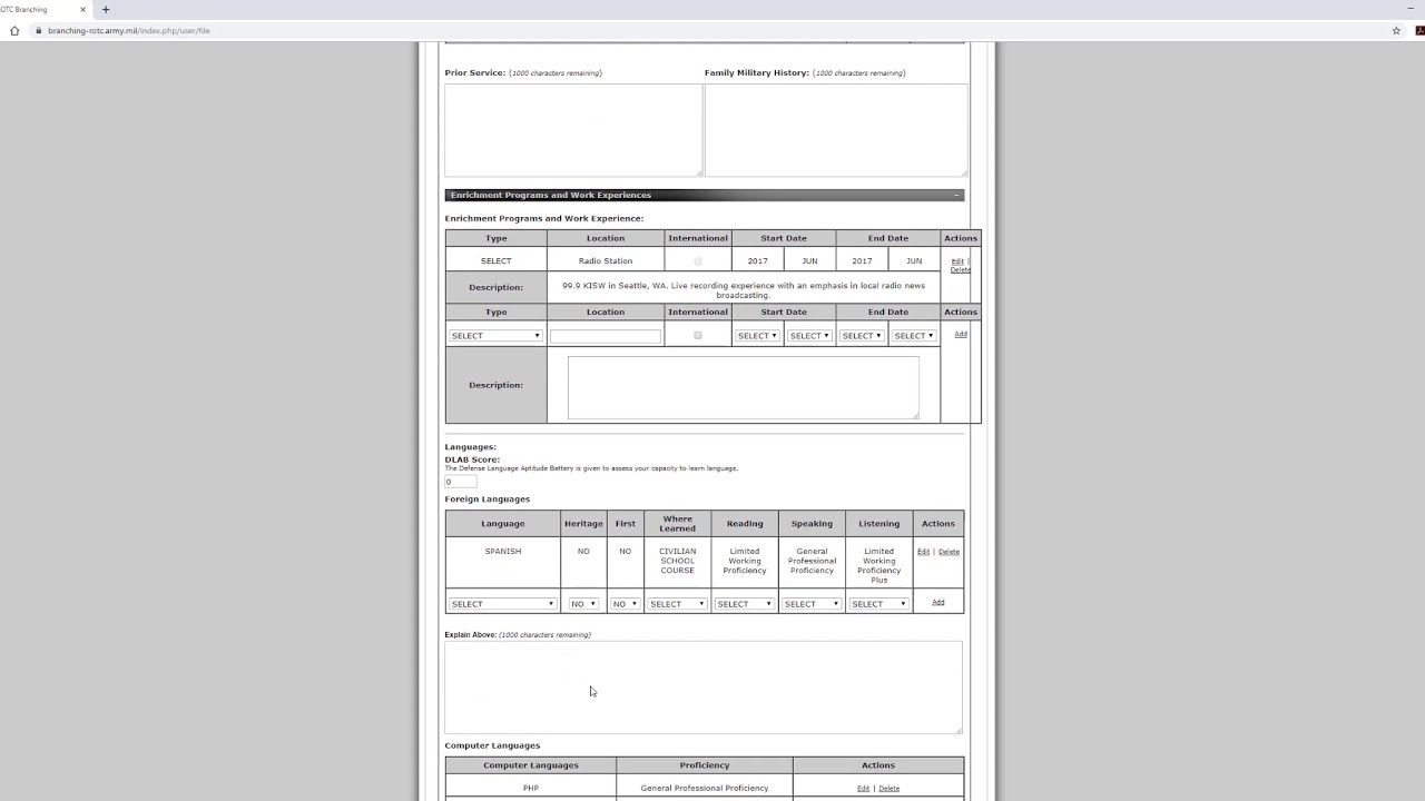 ROTC Cadet File video - YouTube