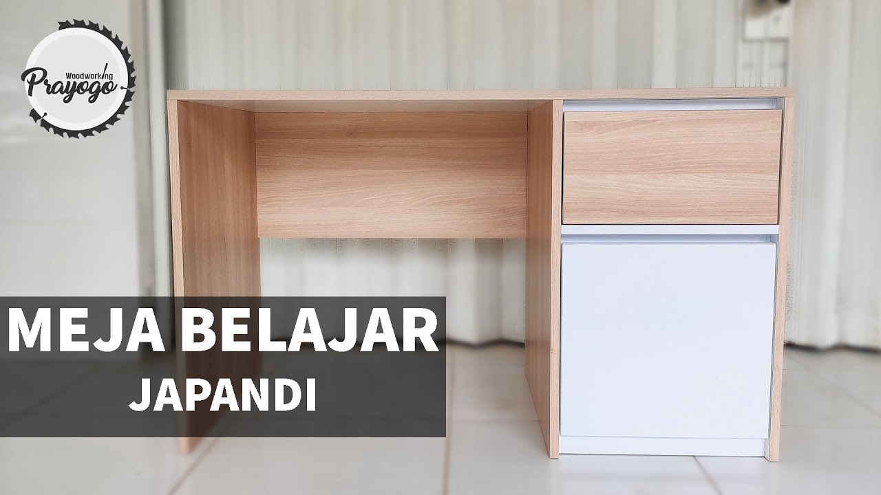 BUAT MEJA BELAJAR JAPANDI - YouTube