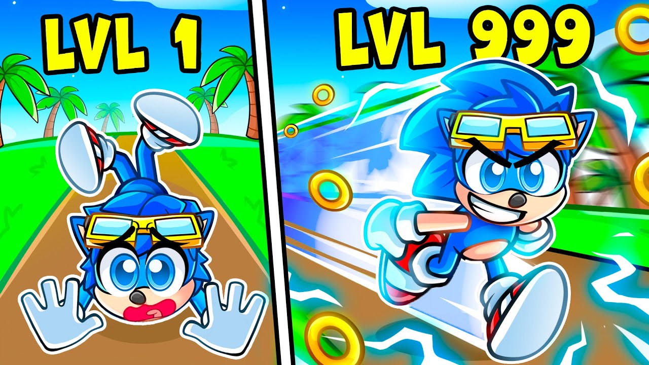 Level 1 to Level 999 FASTEST SONIC in Roblox! - YouTube