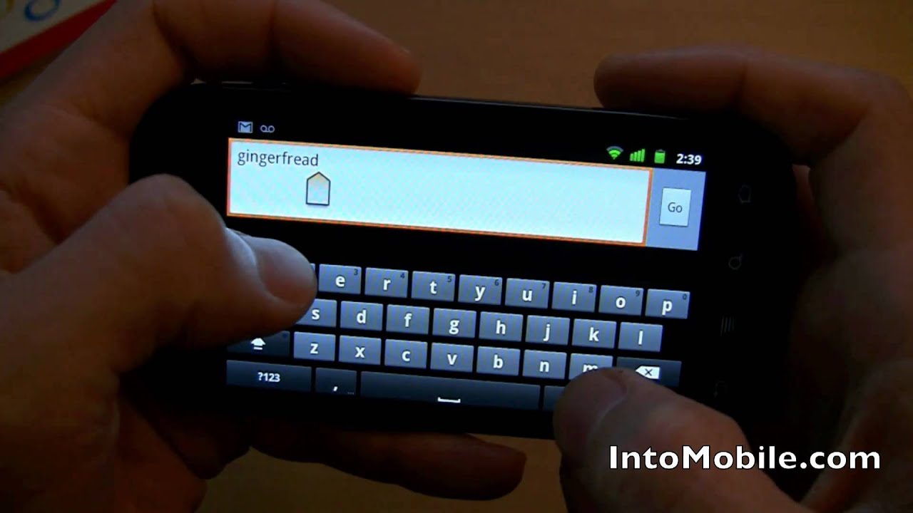 Android 2.3 Gingerbread OS walkthrough and software demo - YouTube
