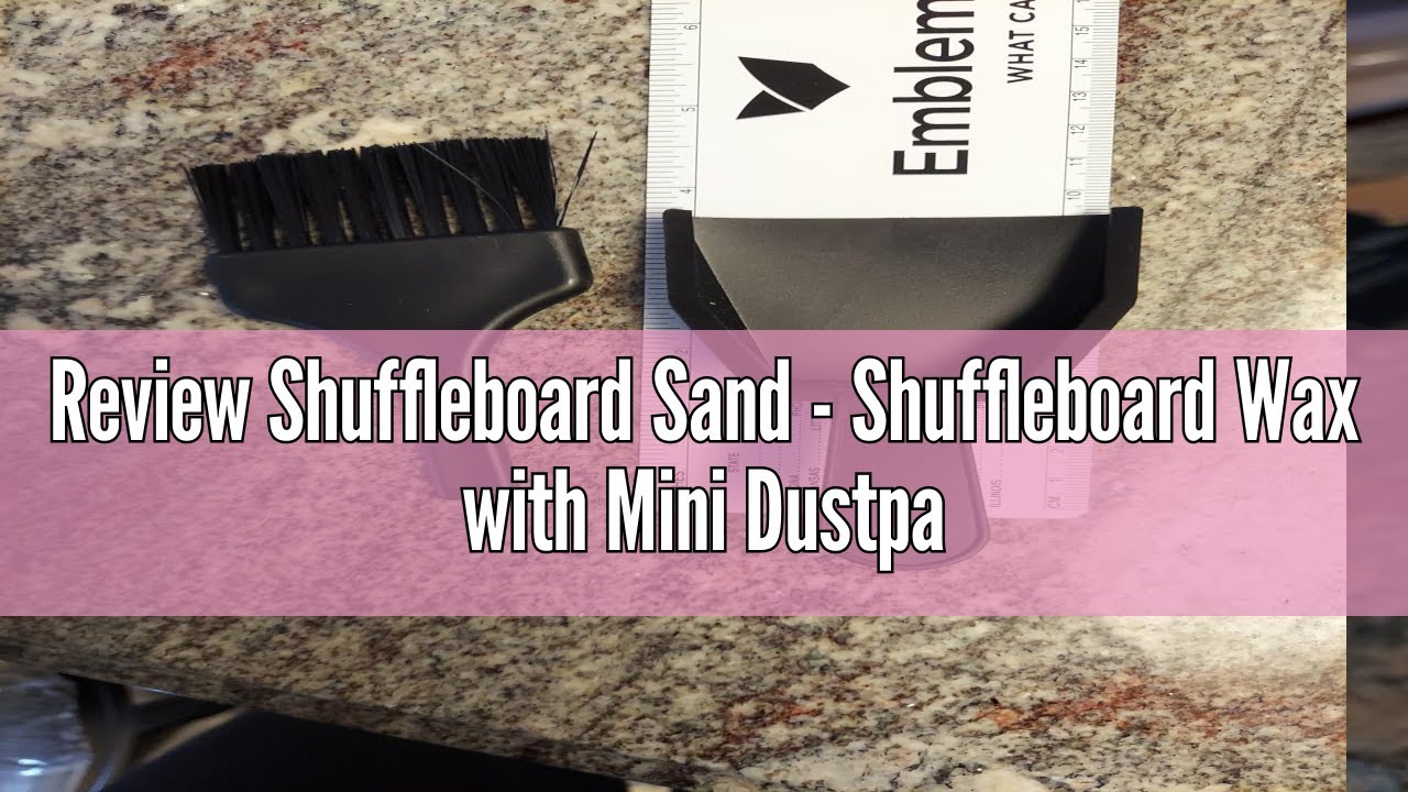 Review Shuffleboard Sand - Shuffleboard Wax with Mini Dustpan and Mini ...