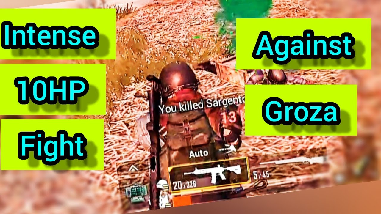 This 10HP Fight Will surprise you PUBG MOBILE | REALME C4 | ZOLLAD ...