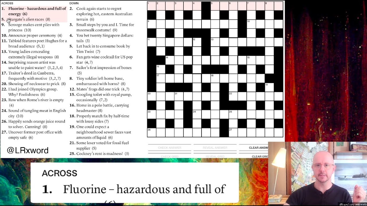 Cryptic Crossword walkthrough for complete beginners - YouTube
