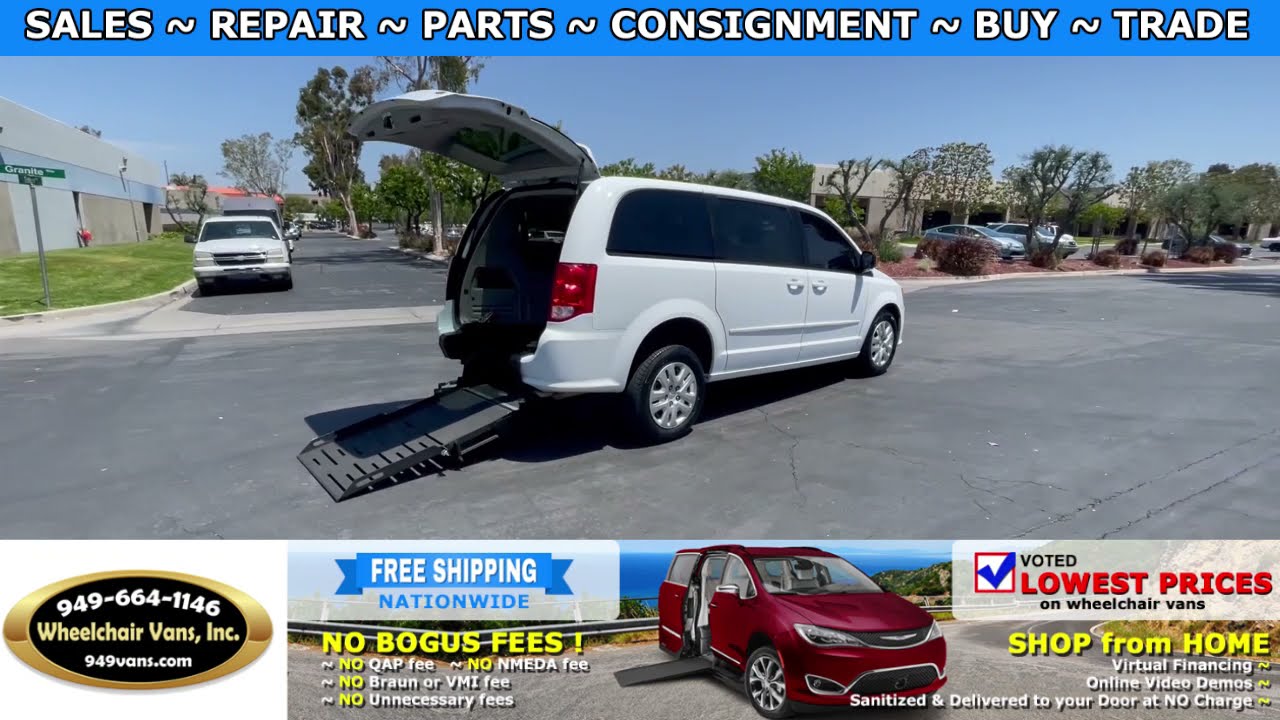 For Sale 2017 Dodge Grand Caravan - FR Conversions Manual Fold Out Ramp ...